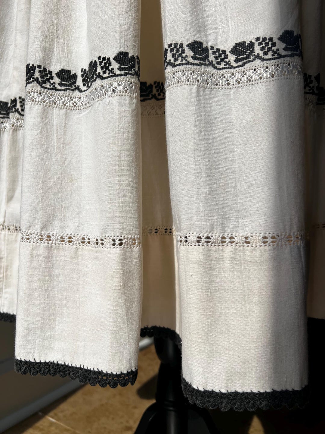 Unique Ethnic Vintage Traditional Transylvanian Apron/wrap Skirt With ...