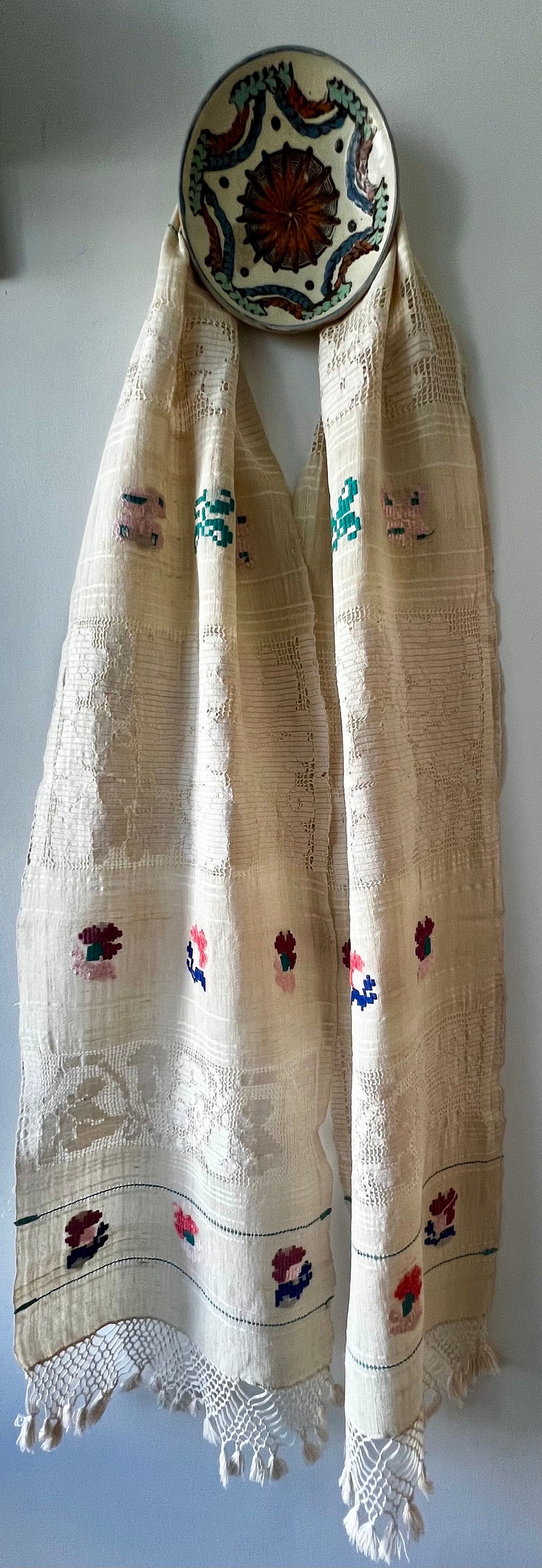 Vintage Romanian Folk Towel Table Runner Wall Decor Muntenia Region - Etsy