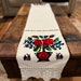 Vintage Romanian Folk Towel Table Runner Wall Decor From Transylvania ...