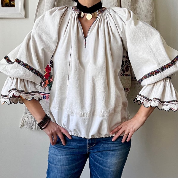 Romanian Folk Shirt - Etsy