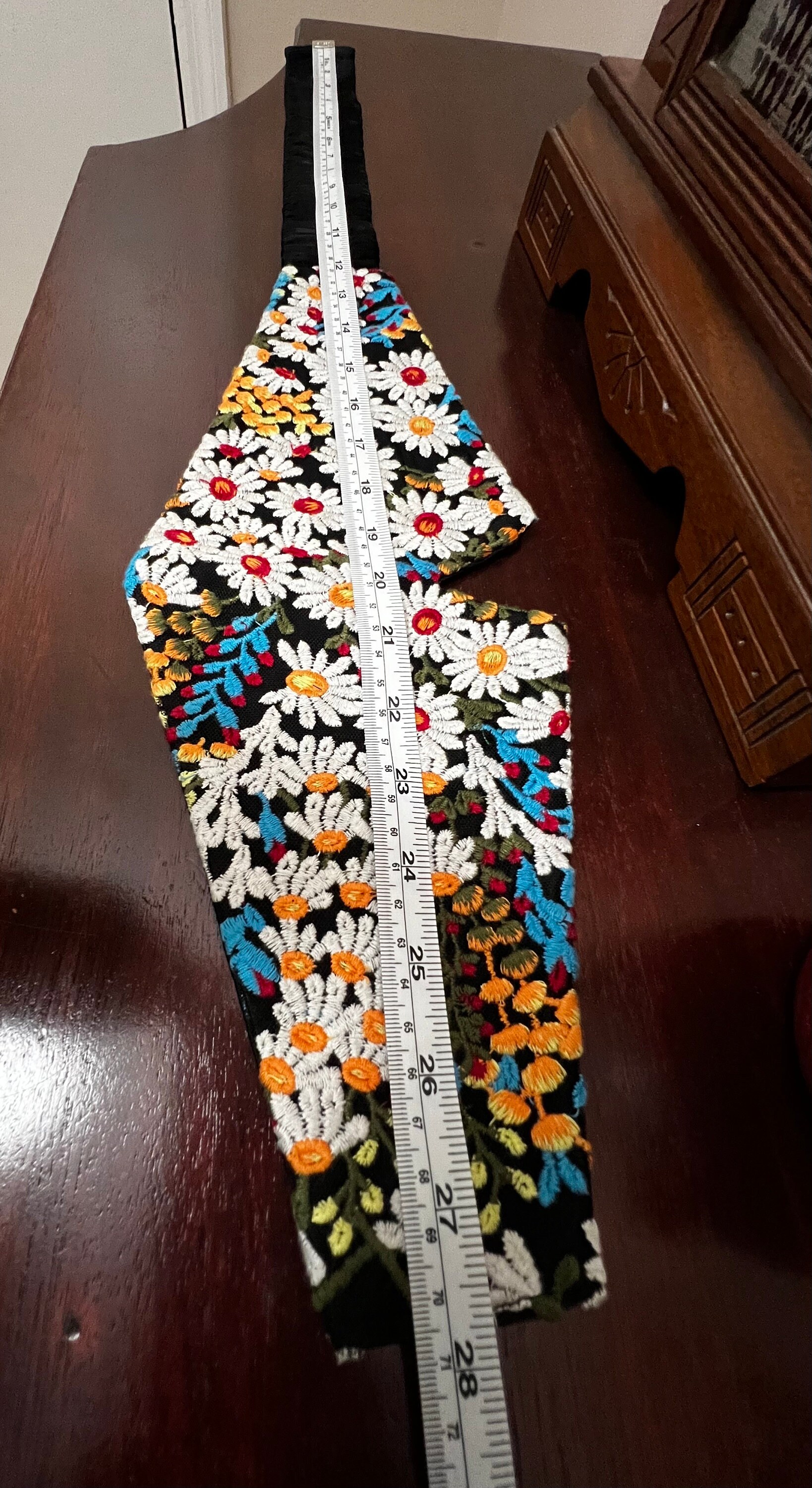 Made in Romania Traditional Floral Embroidery Sash/ Belt - Etsy