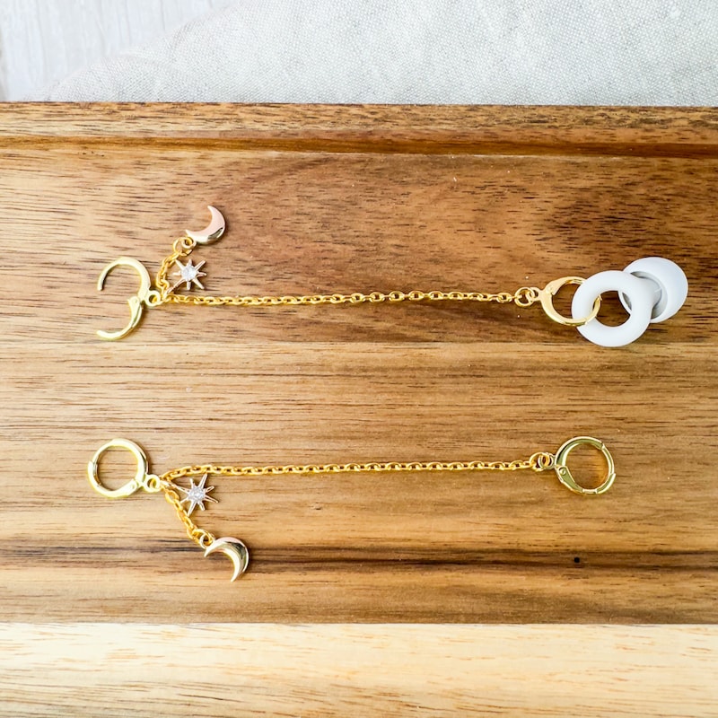 Loop Earplug Earrings Brass - Etsy