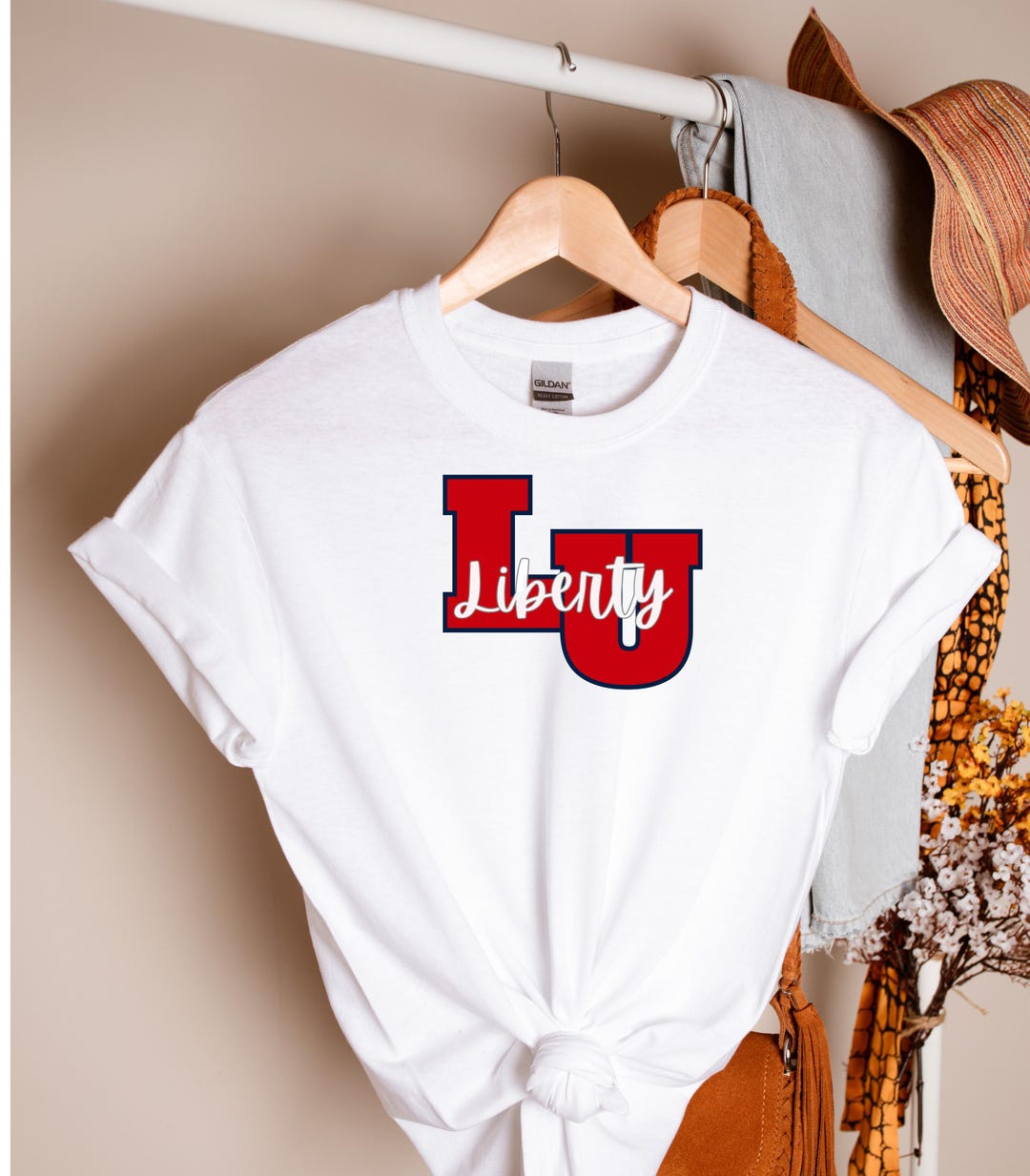 Custom University T-shirt, College Apparel, Liberty University - Etsy