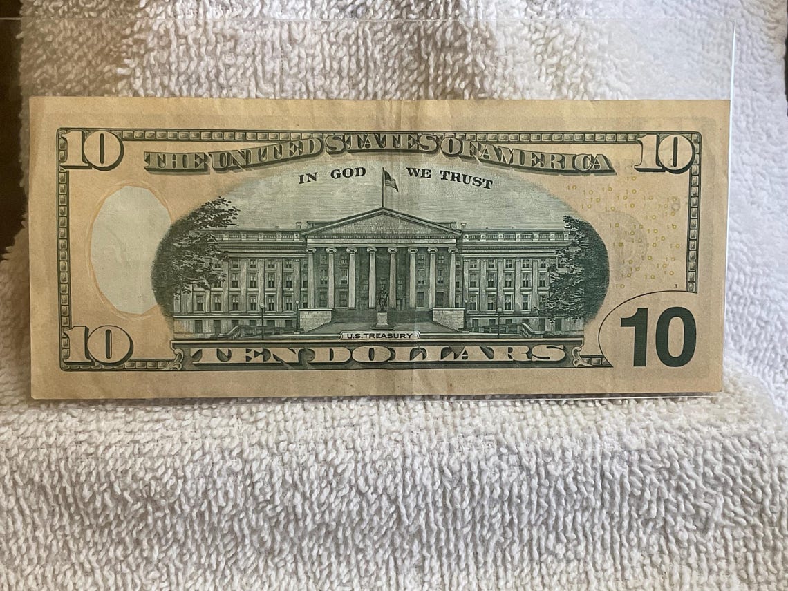 Ten Dollar Star Note. Series 2017A. PF05674869 - Etsy