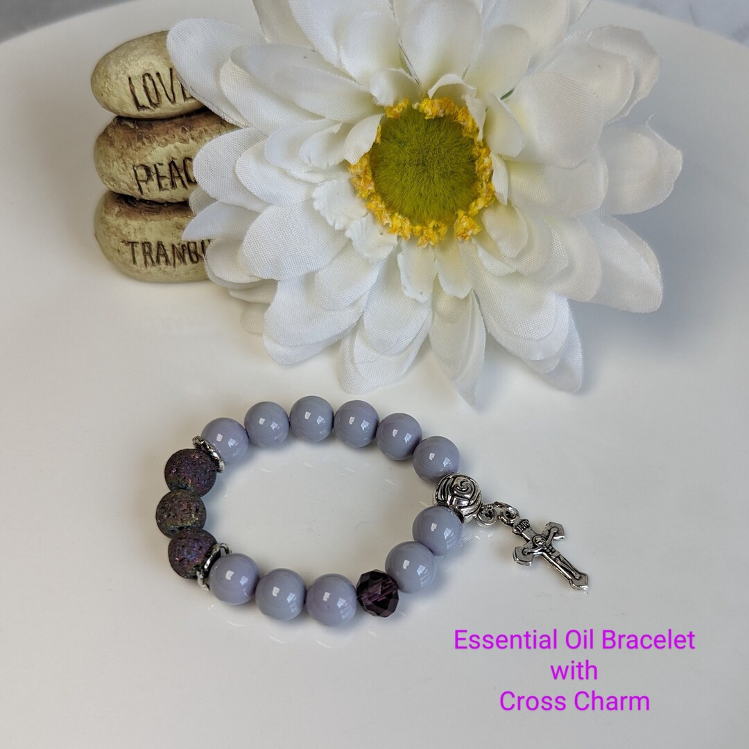 Essential Oil Charm Bracelet for Kids, Christian Jewelry, Aromatherapy ...