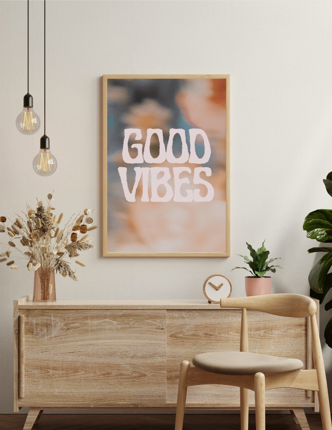Good Vibes Wall Art | Spiritual Poster | Manifest Poster | Wall Decor ...