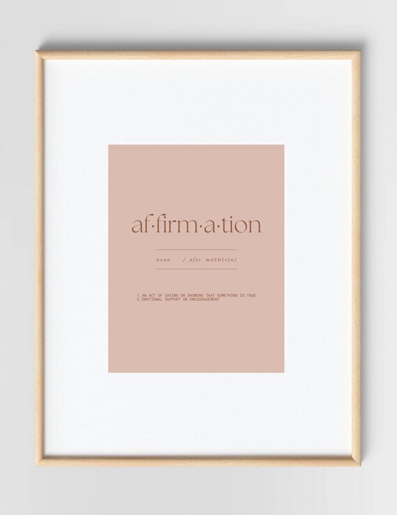 Affirmation Definition