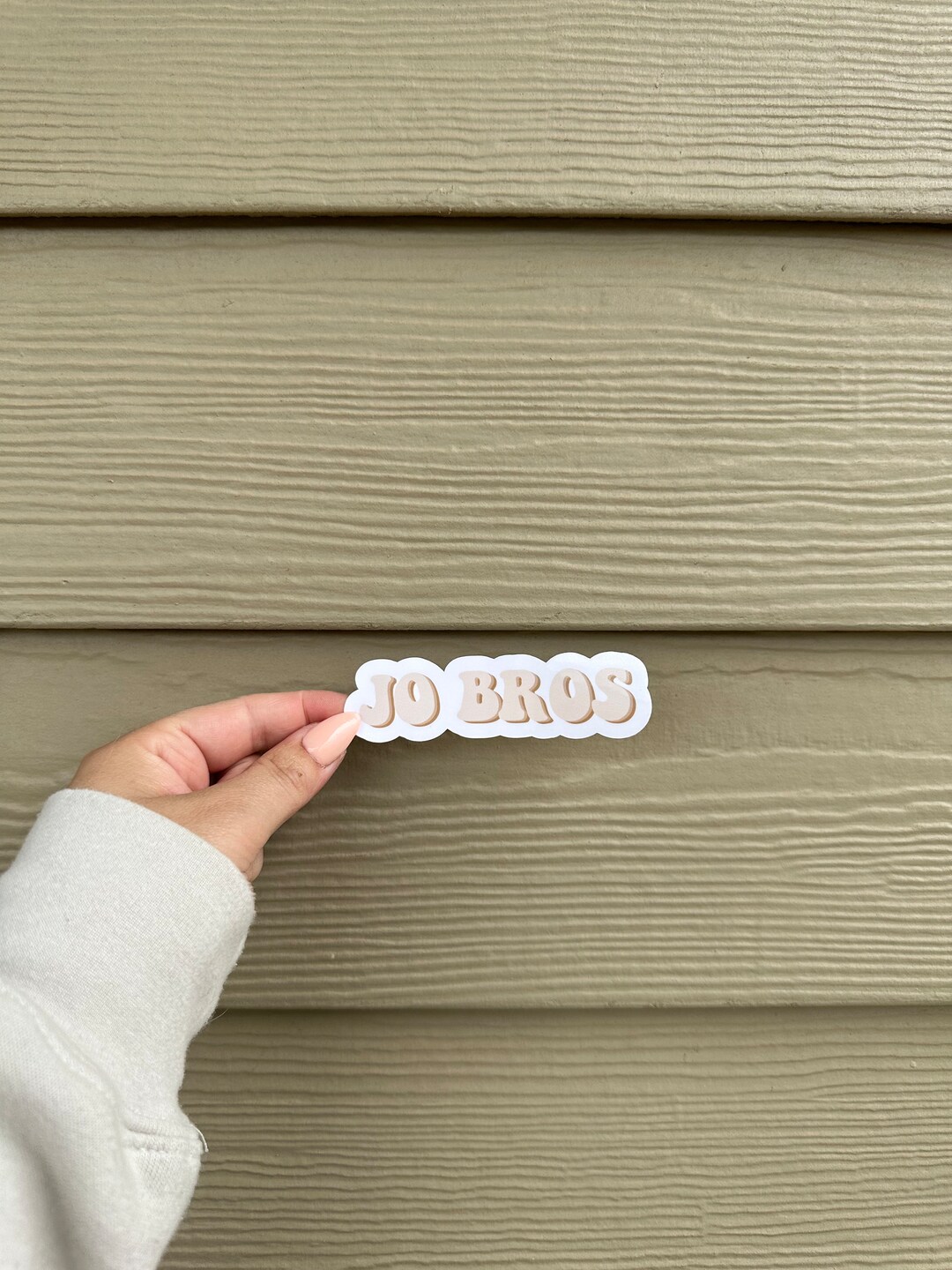 Jobros Sticker Aesthetic Sticker Neutral Sticker - Etsy