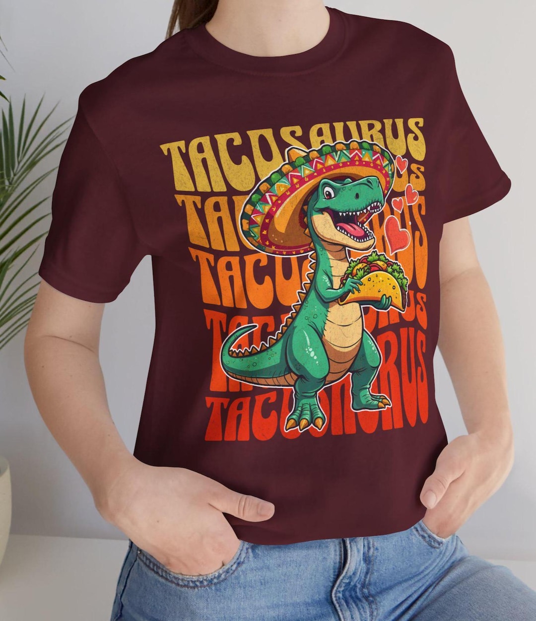 Tacosaurus Funny Sombrero T-rex Taco Tuesdays Cinco De Mayo Taco Lovers ...