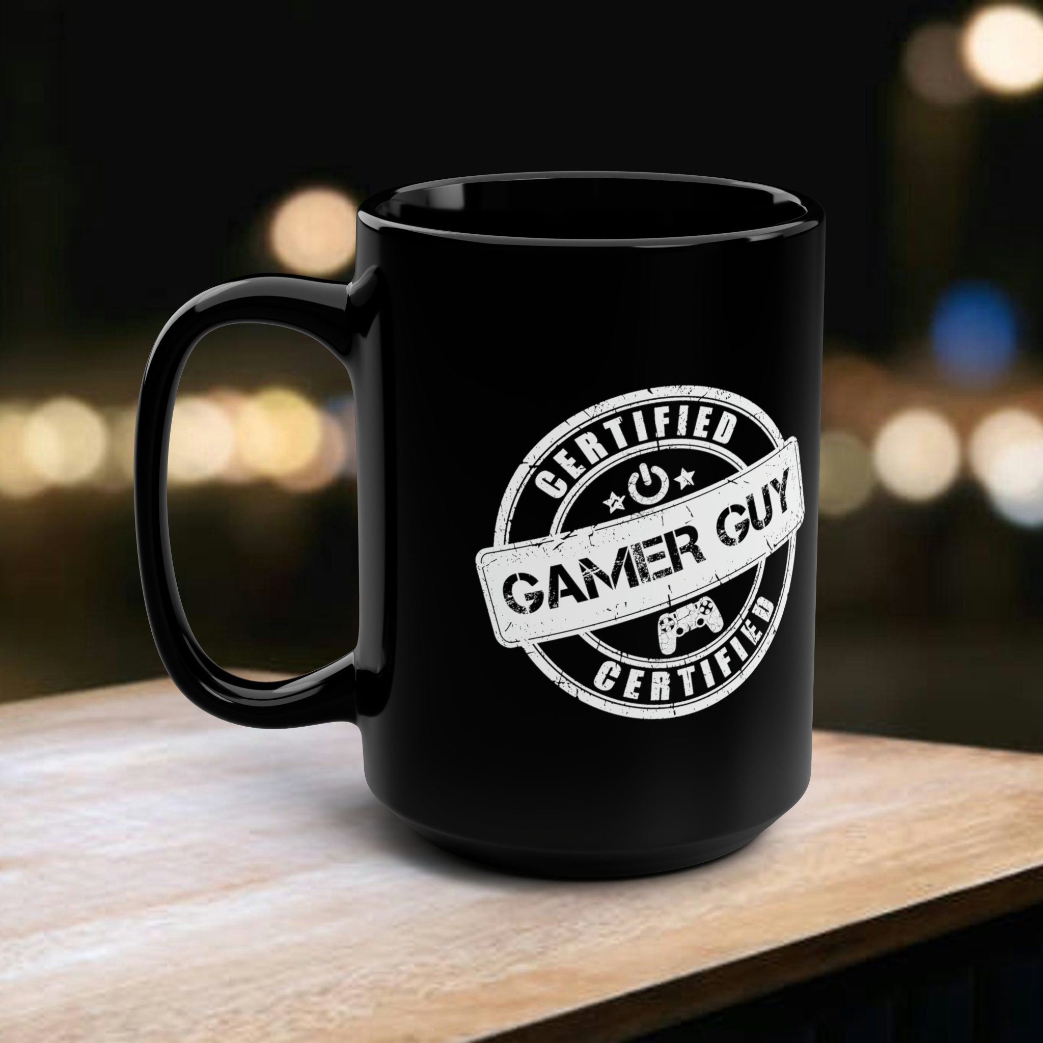 Certified Gamer Guy Video Game Final Boss Controller Black Mug, 15oz - Etsy