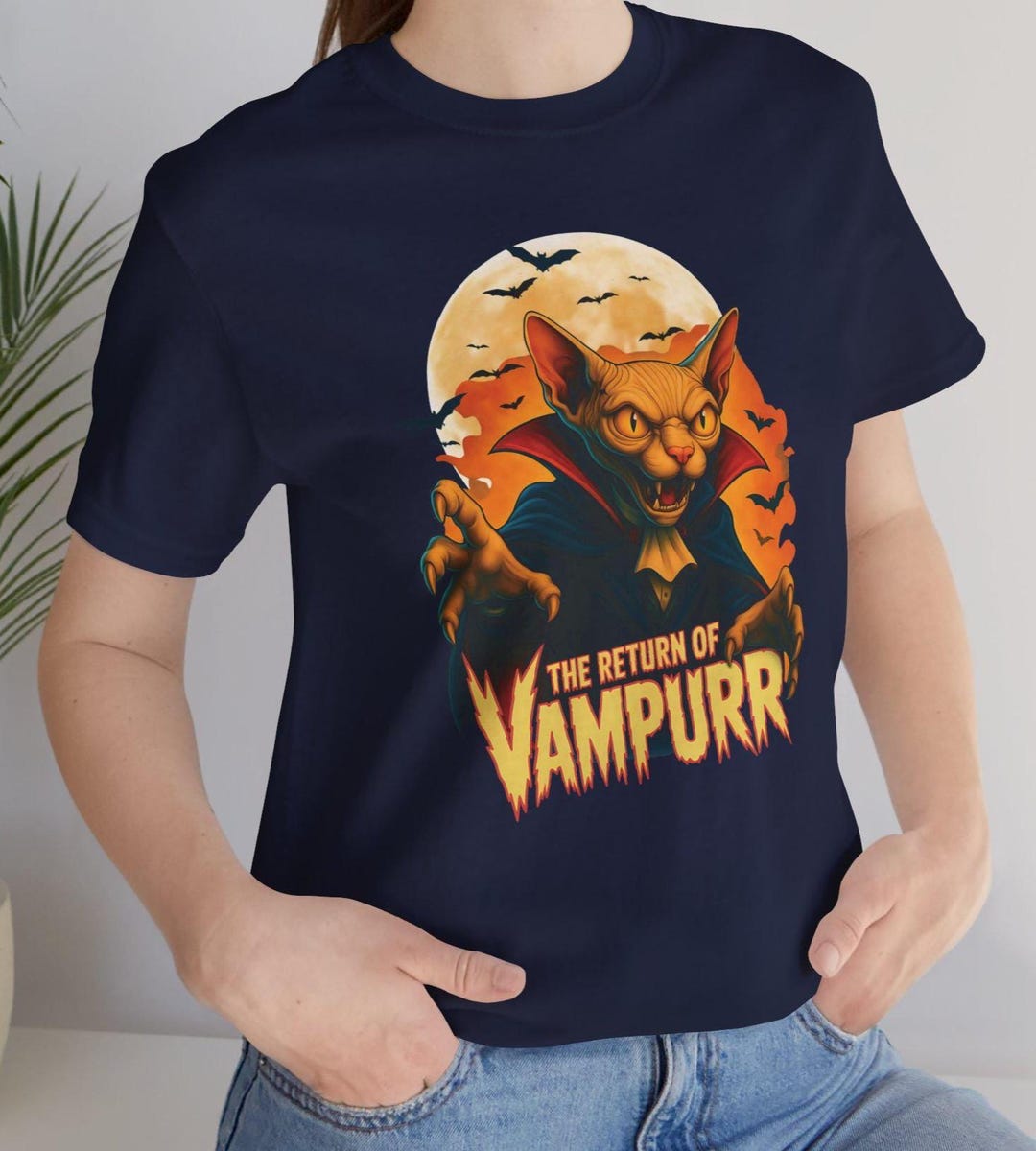 The Return of Vampurr, Sphynx Cat Dracula, Nosferatu, Funny Classic ...