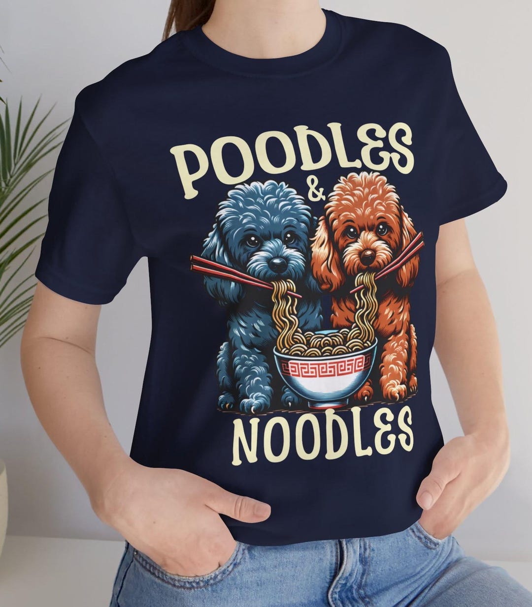 Poodle and Noodles Cute Funny Ramen Chopsticks Poodle Lovers Noodle ...