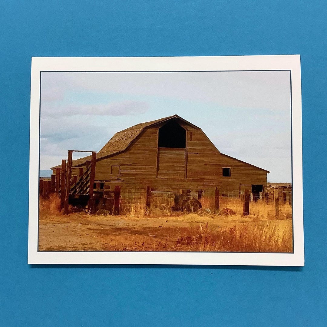 Farm Note Card Set - Etsy
