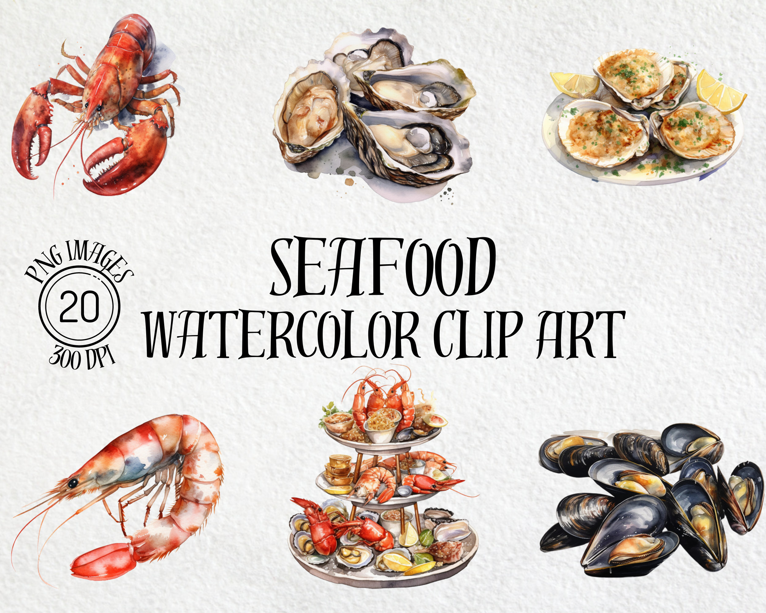 Fish And Shellfish Clipart Sun