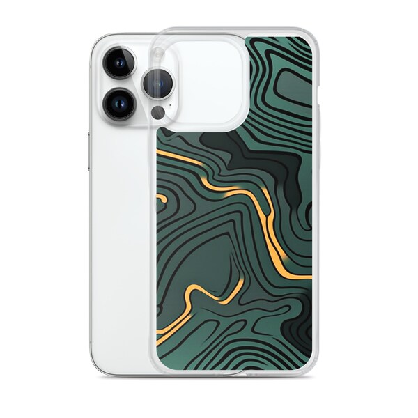 Topographic Map Iphone Case - Etsy