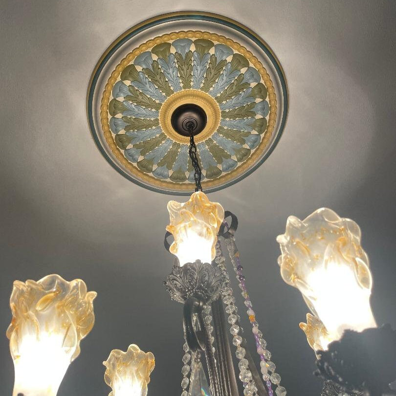 Custom Painted Ceiling Medallion - Etsy