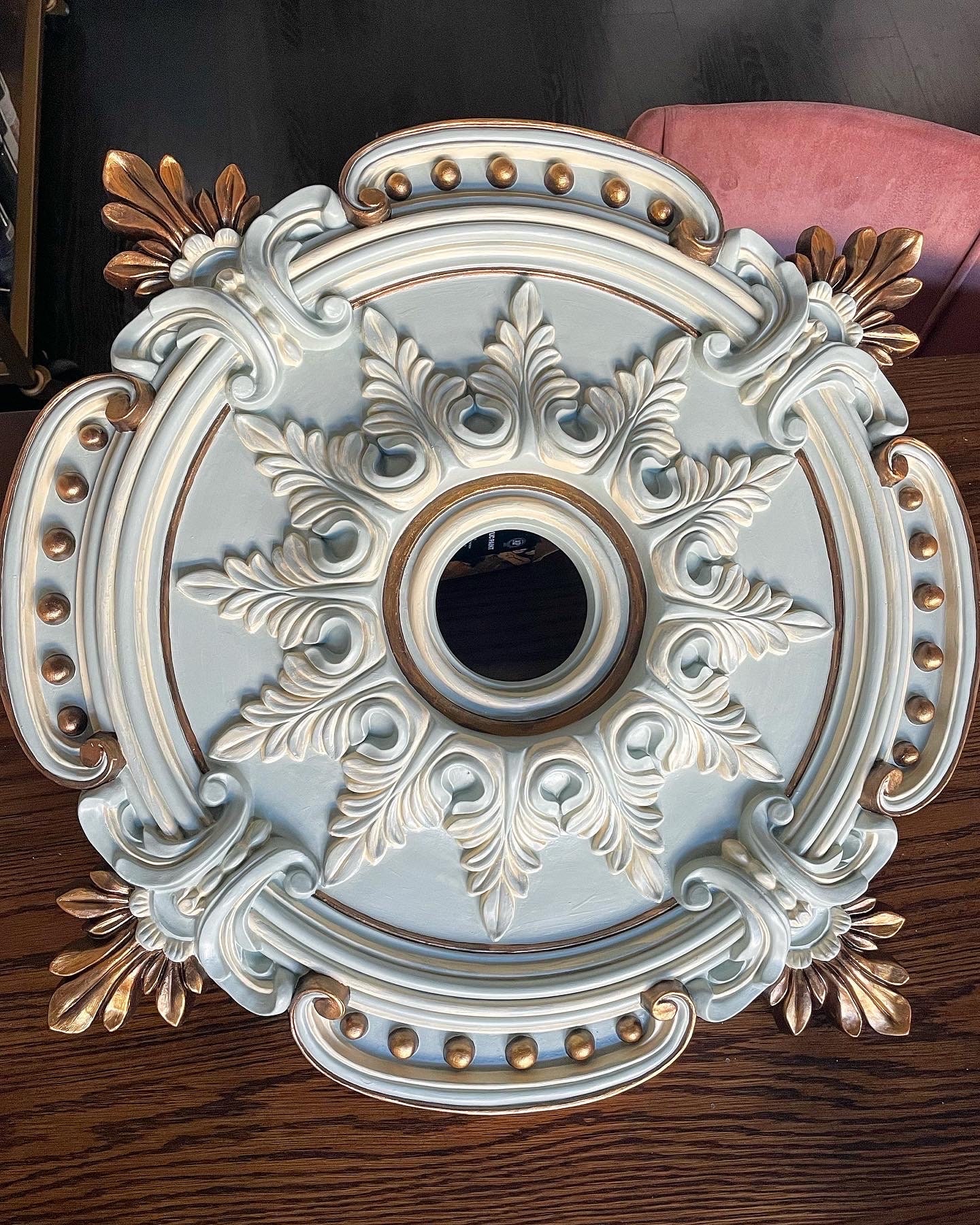 Custom Painted Ceiling Medallion - Etsy
