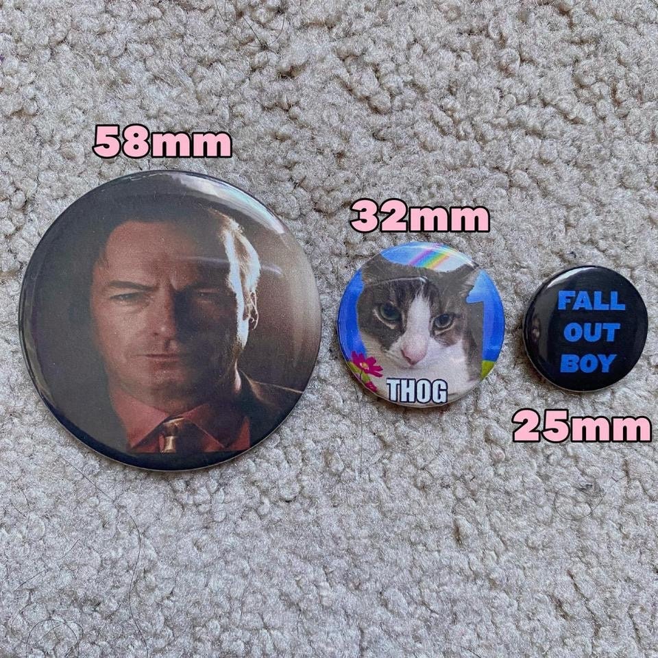 MCR5 Themed 32mm Pins - Etsy