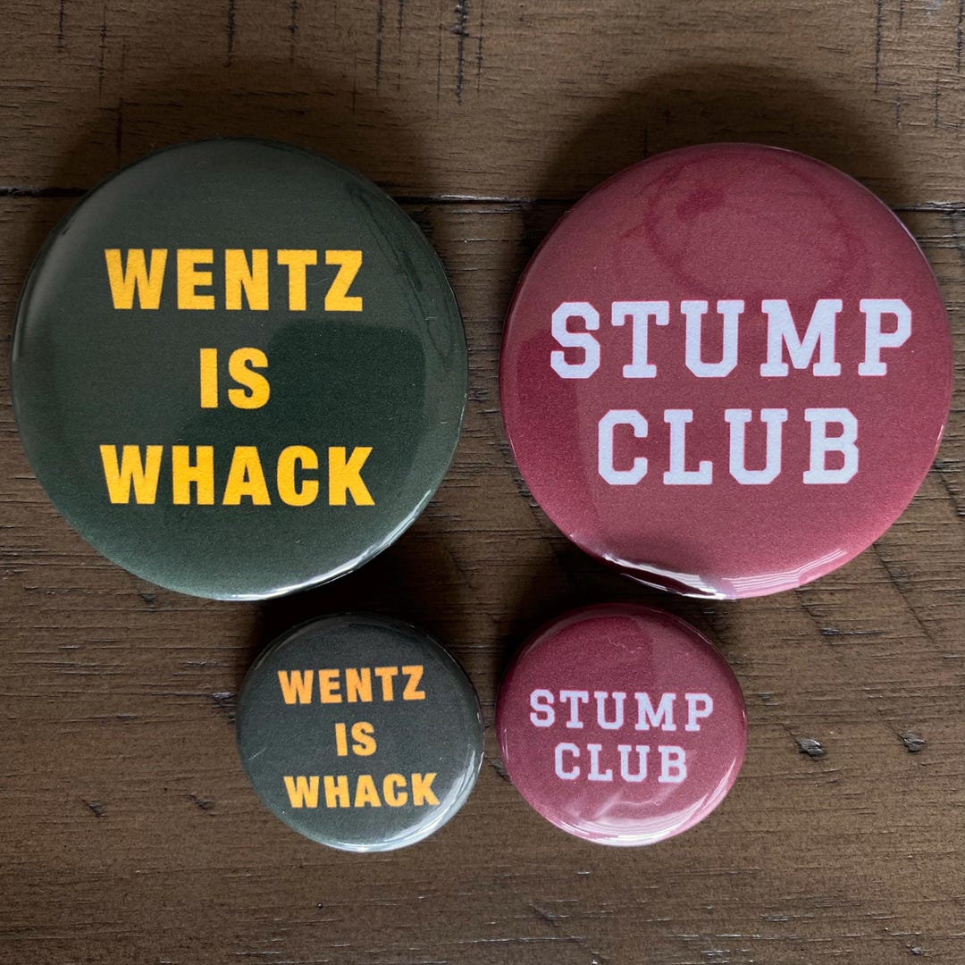 Wentz is Whack and Stump Club Fall Out Boy 32mm and 58mm Pins - Etsy