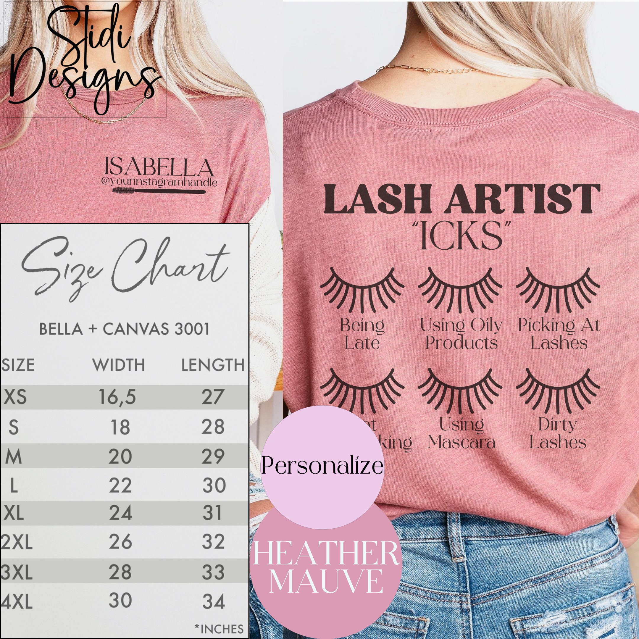 PERSONALIZED LASH ARTIST Shirt, Custom Lash Tech Gift, Local Lash Plug ...
