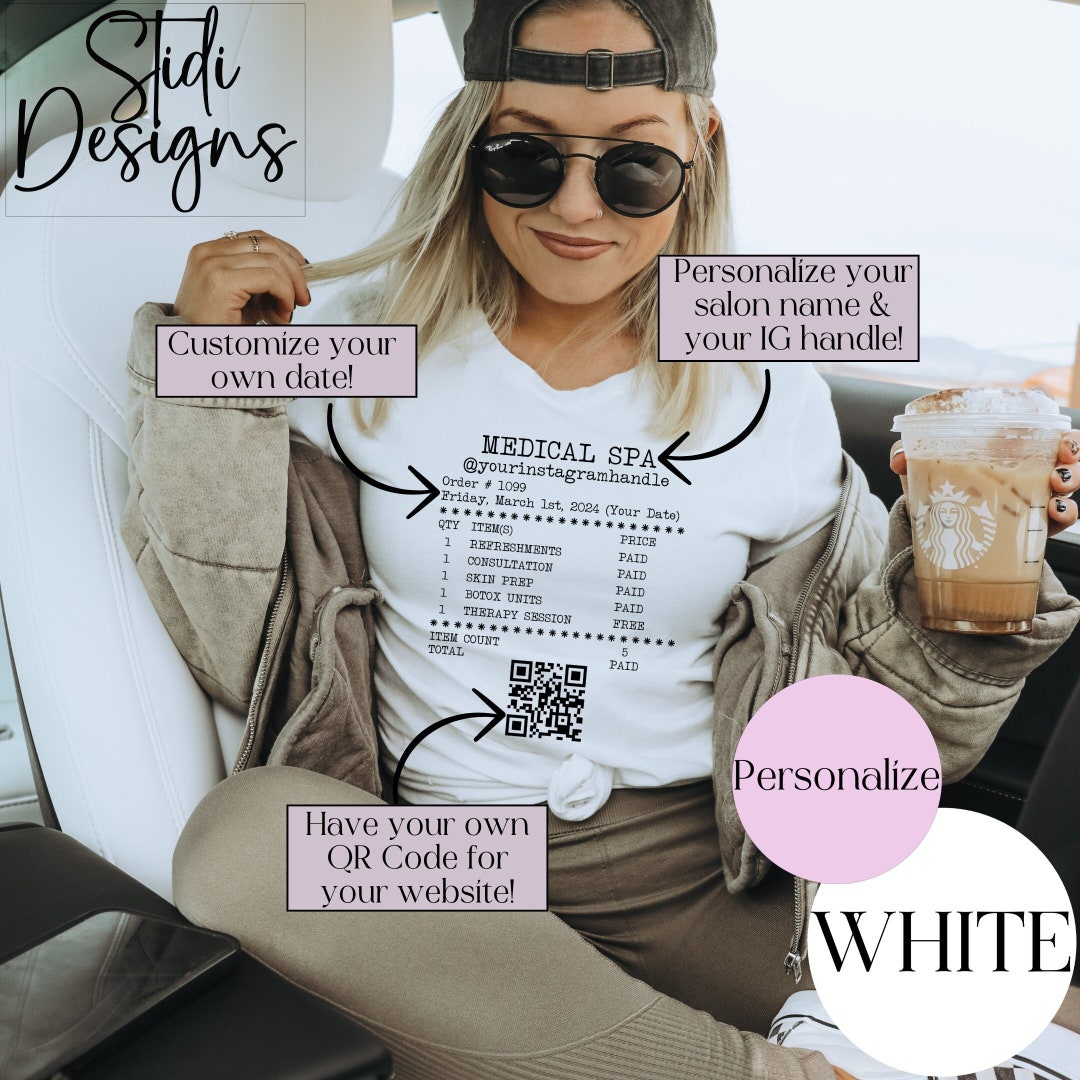 PERSONALIZED BOTOX T-SHIRT, Custom Gift for Nurse Injector, Aesthetic ...