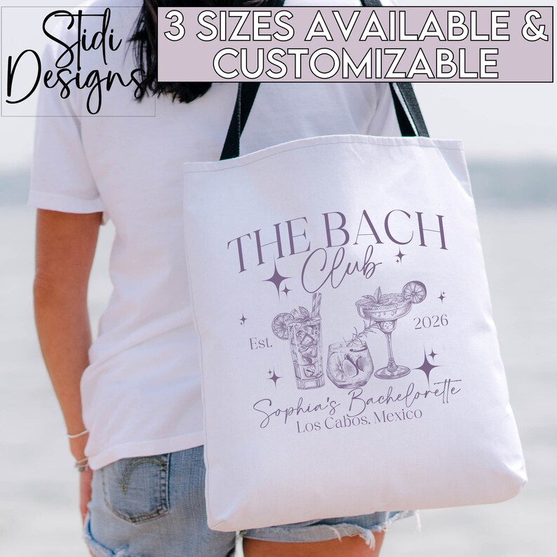 Personalized Bachelorette Bag T Bride Bach Club Party Tote Bag