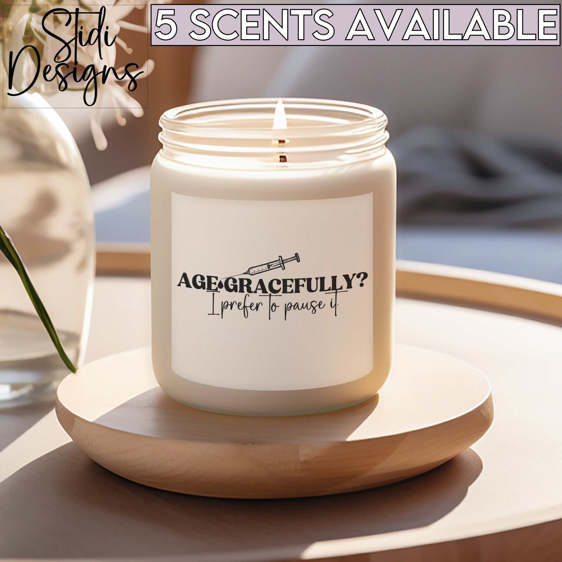 BOTOX FILLER CANDLE, Gift for Nurse Injector, Aesthetic Team Spa Candle ...