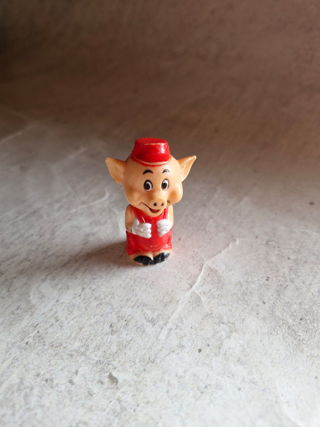 Vintage Walt Disney Tree Little Pigs Pencil Topper 1970 Red Pig ...