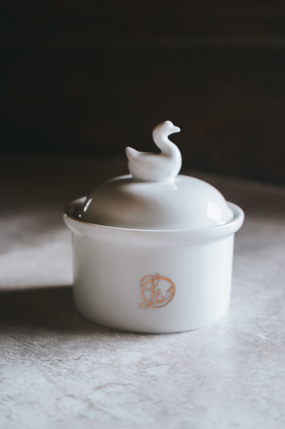 Porcelain M. P. Samie France Limoges Porcelain Swan Box With Lid ...