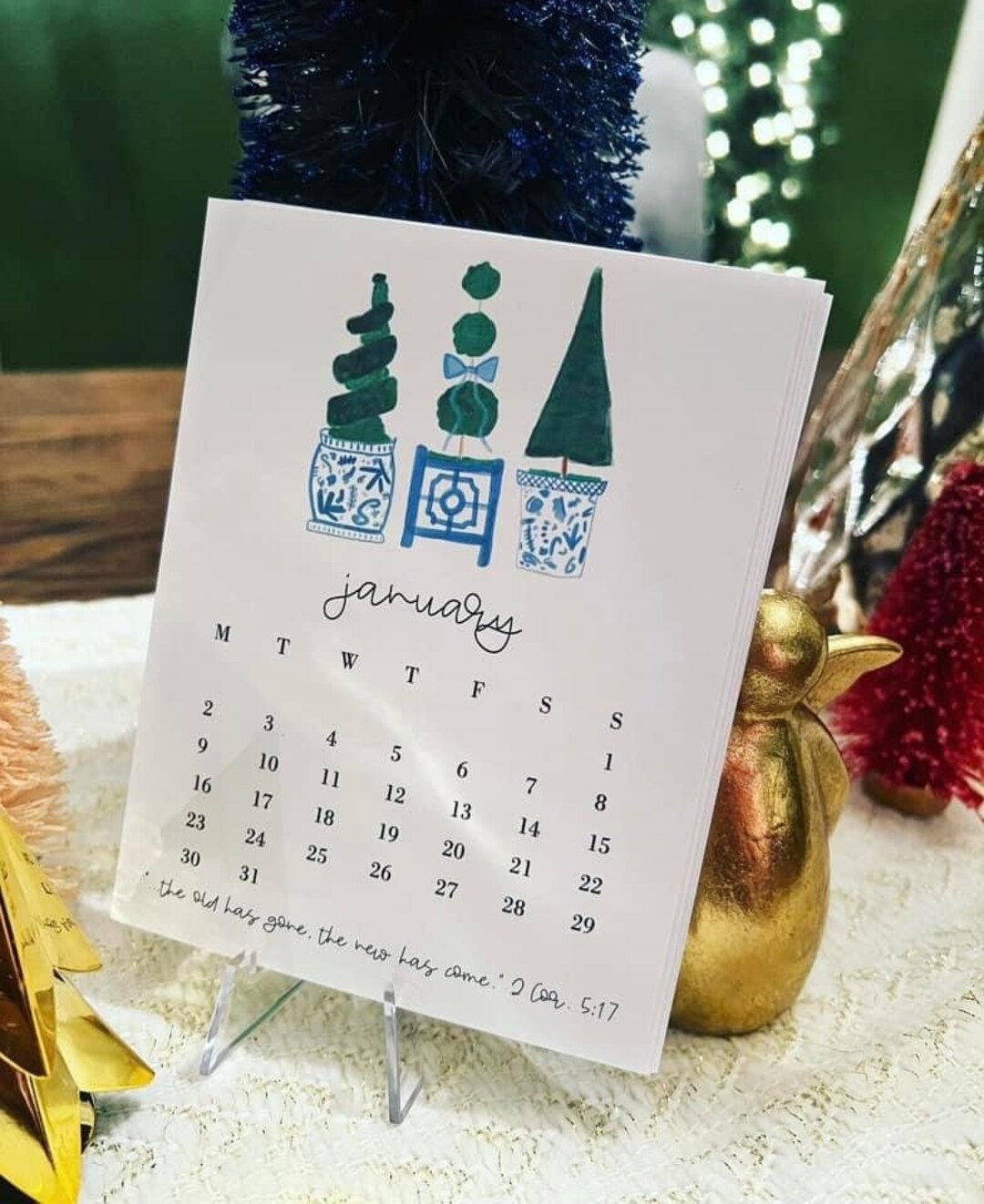 2024 Desk Calendar - Etsy