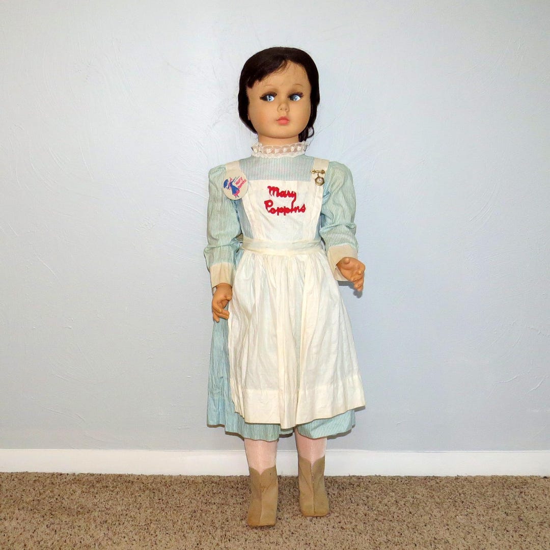 Mary Poppins 36 Inch Doll Child Size Companion Type by Horsman Vintage ...