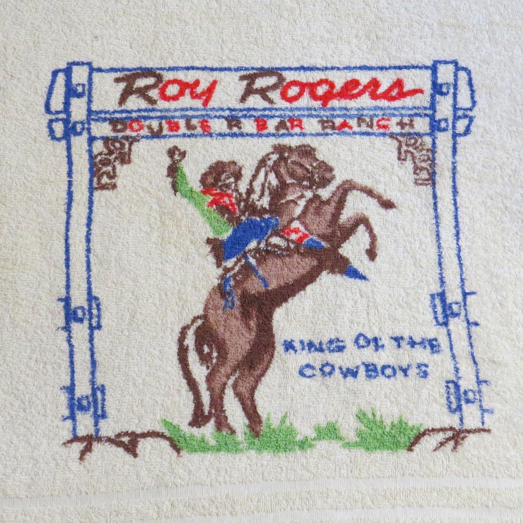 1950’s RARE Roy Rogers With Trigger Towel by Cannon, King of the ...