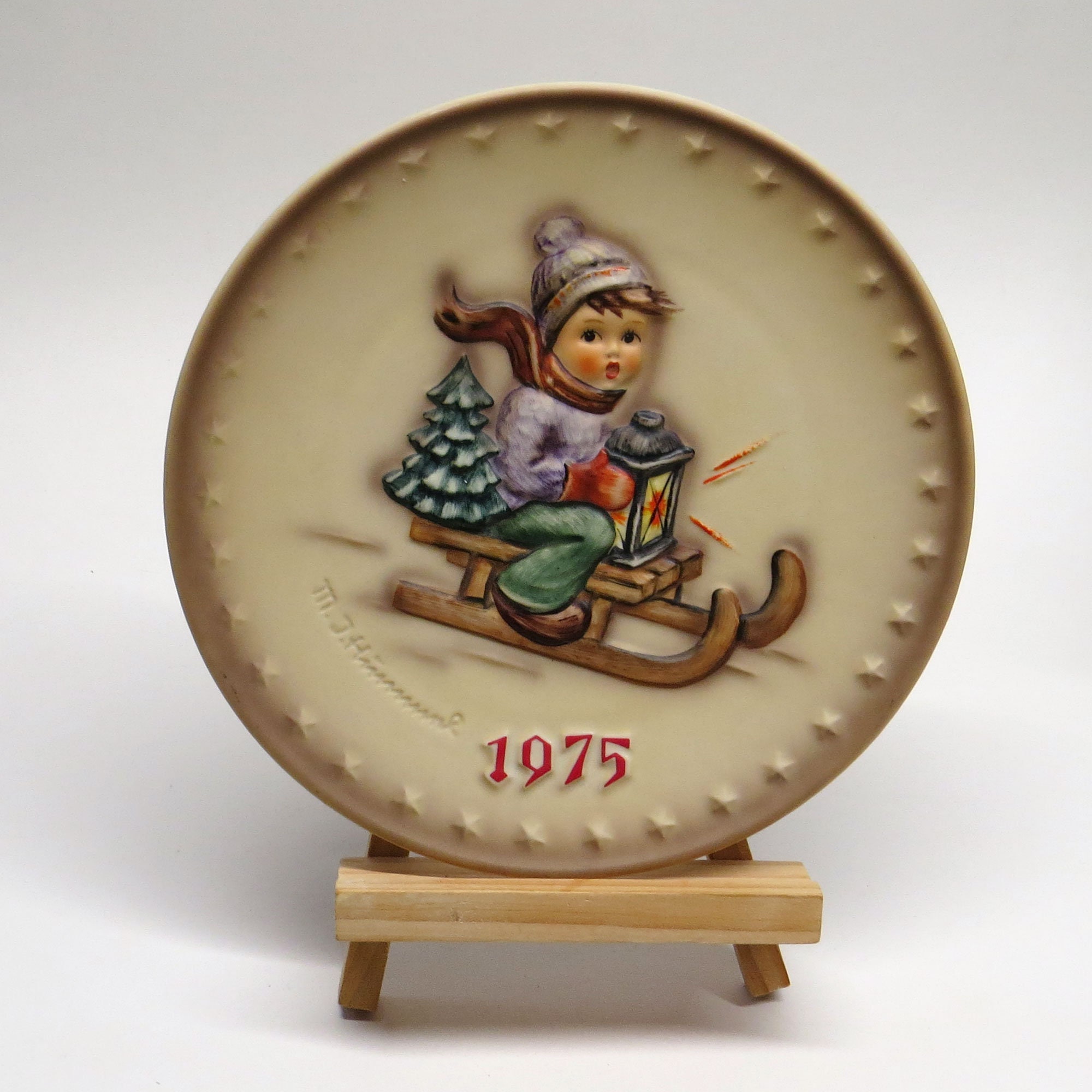 1975 Goebel Hummel Annual Plate Ride Into Christmas Fahrt in Die ...
