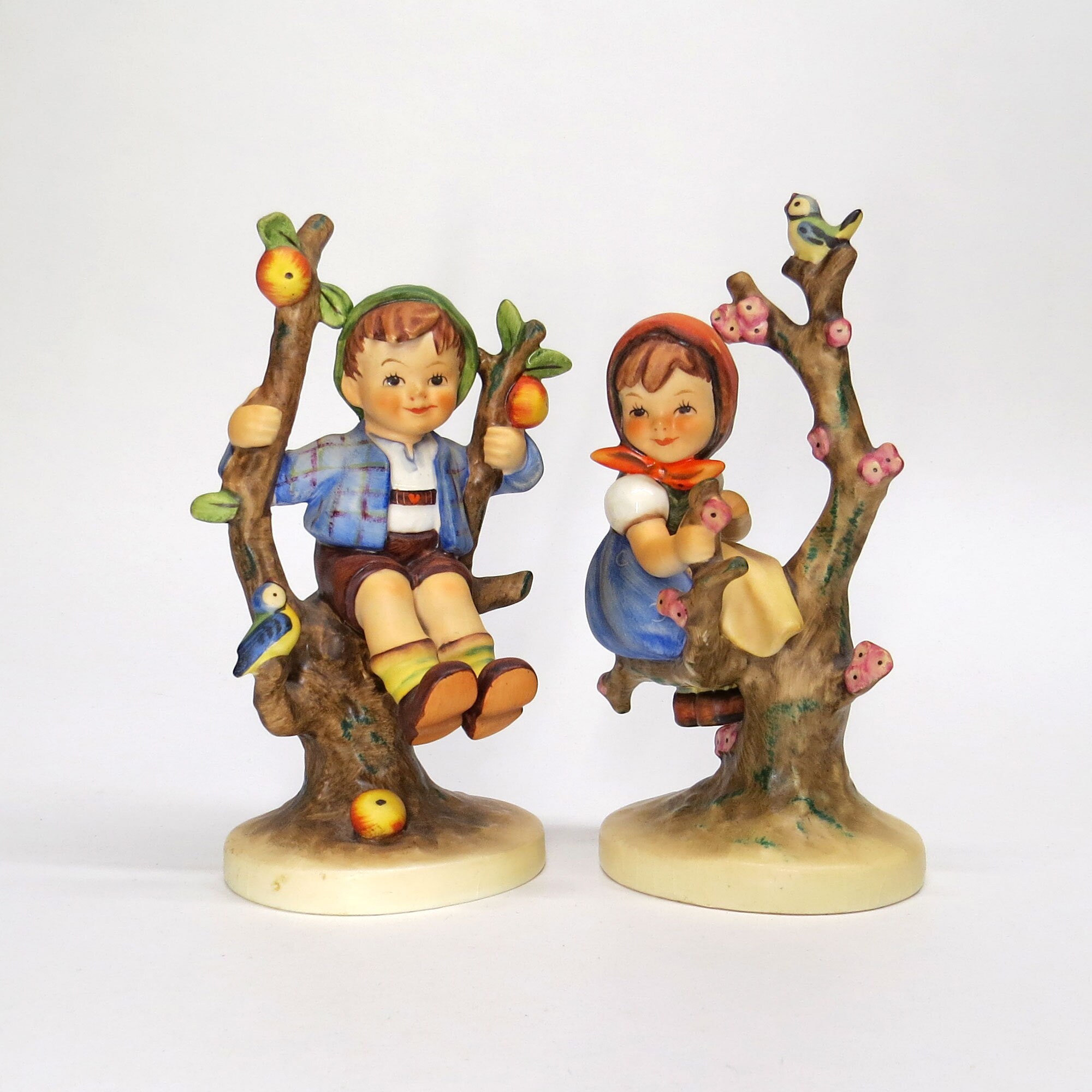 1960’s Goebel Hummel Set Apple Tree Boy Apple Tree Girl Spring Autumn ...