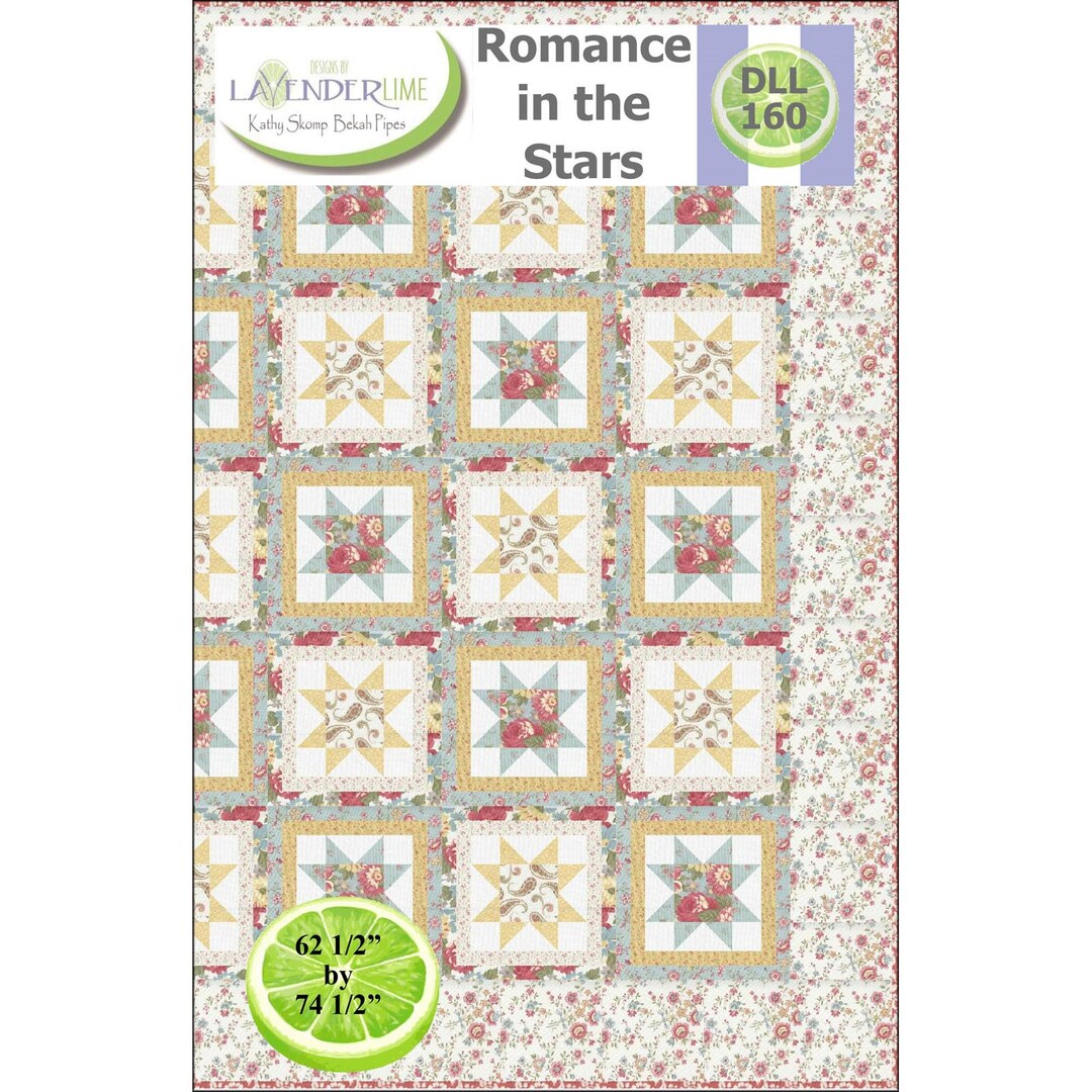 Romance in the Stars - Quilt Pattern - Etsy