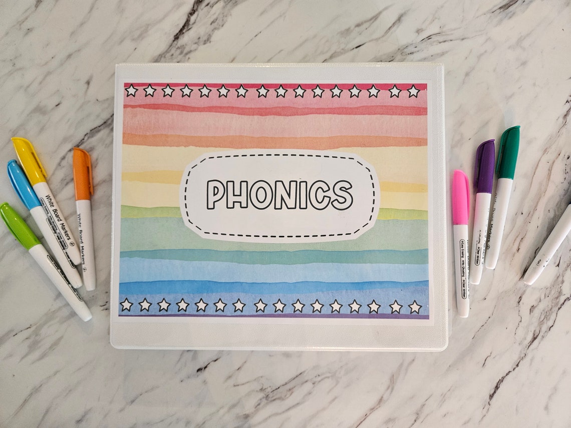 Phonics Busy Book Digraphs Letter Blends Reading Activity Learning ...