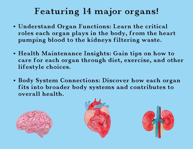 Anatomy for Kids Organ Research Studies Science School Resources ...