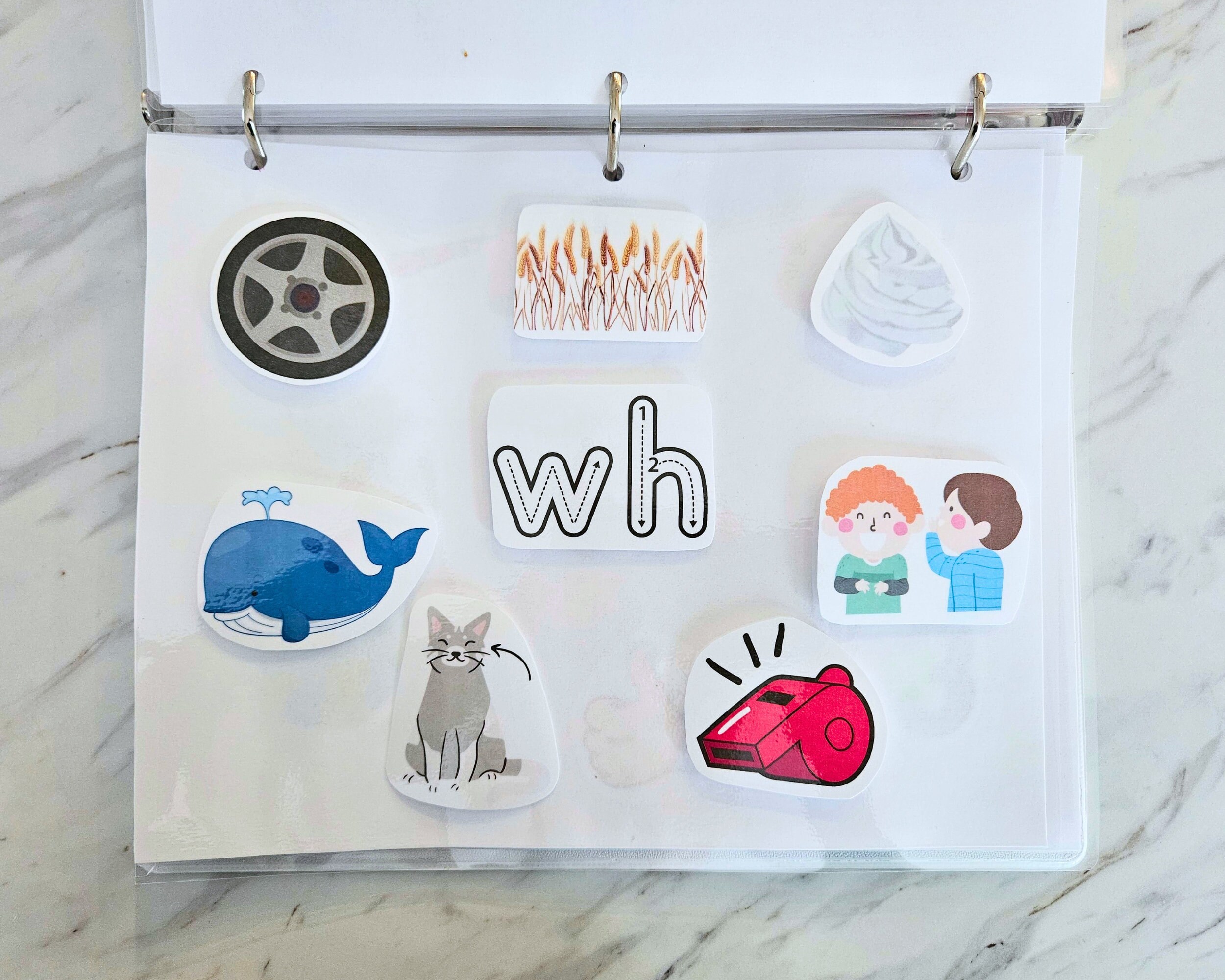 Phonics Busy Book Digraphs Letter Blends Reading Activity Learning ...