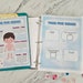 5 Senses, Human Body Anatomy Busy Book Science School Resources Anatomy ...
