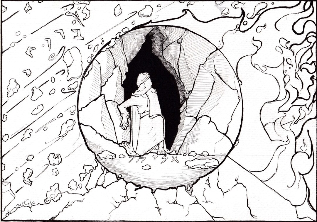 Elijah on Horeb//the Still Small Voice//1 Kings 19 - Etsy