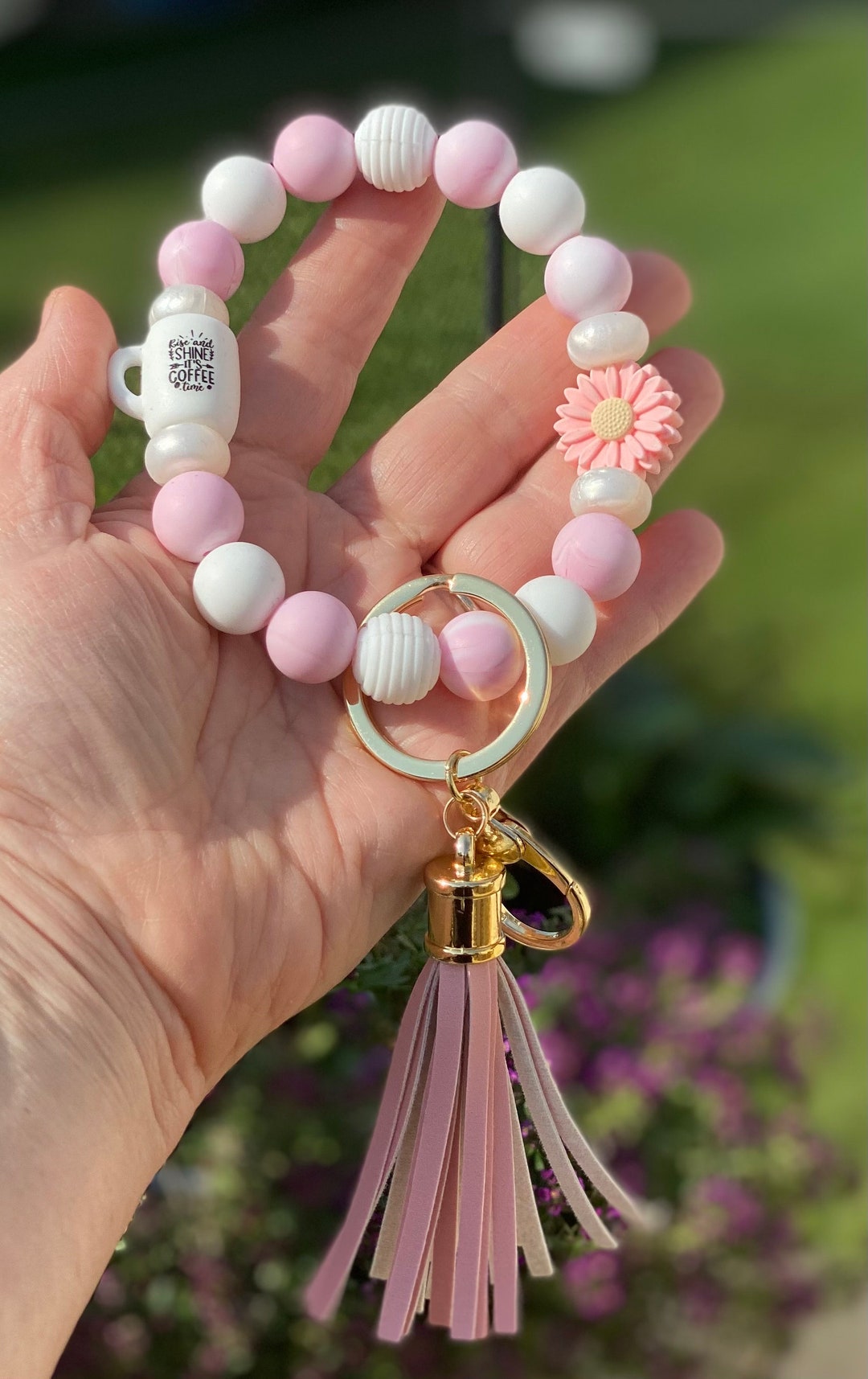 Silicone Beaded Key Chains - Etsy