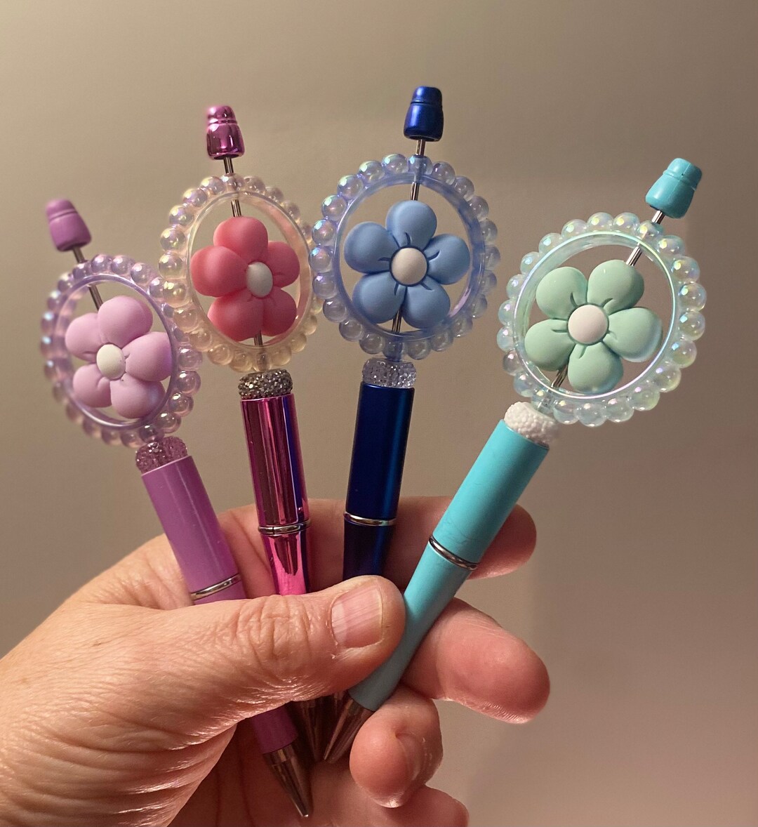 Fidget Spinner Pens With Flower Center - Etsy