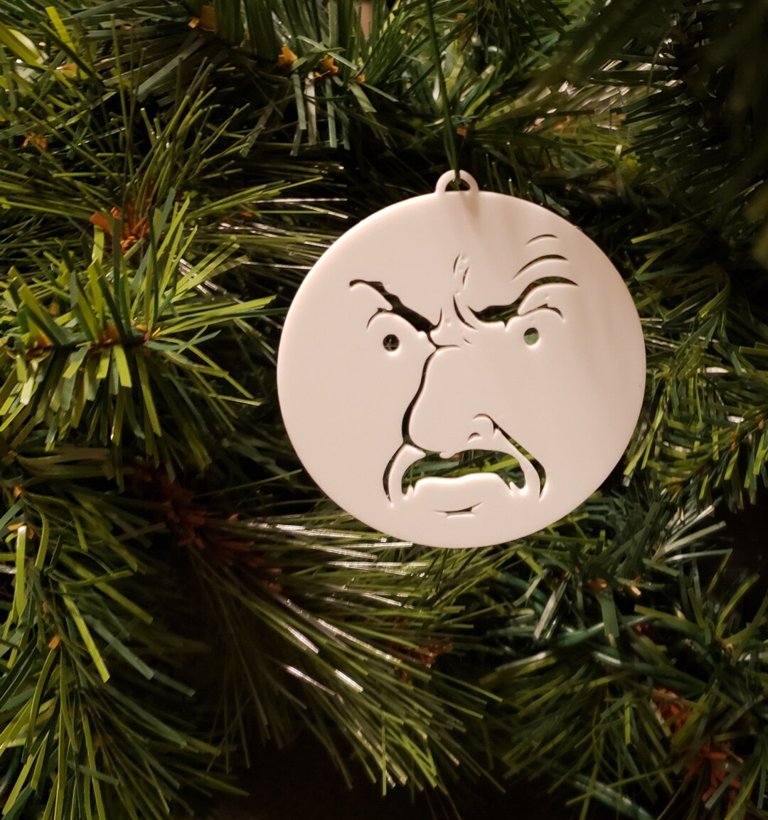 Carl Face Aqua Teen Hunger Force Ornament - Etsy