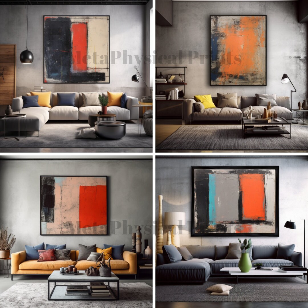 Luxe Interior Mega Mockup Bundle, Smart Object Mock, Modern Minimalist ...