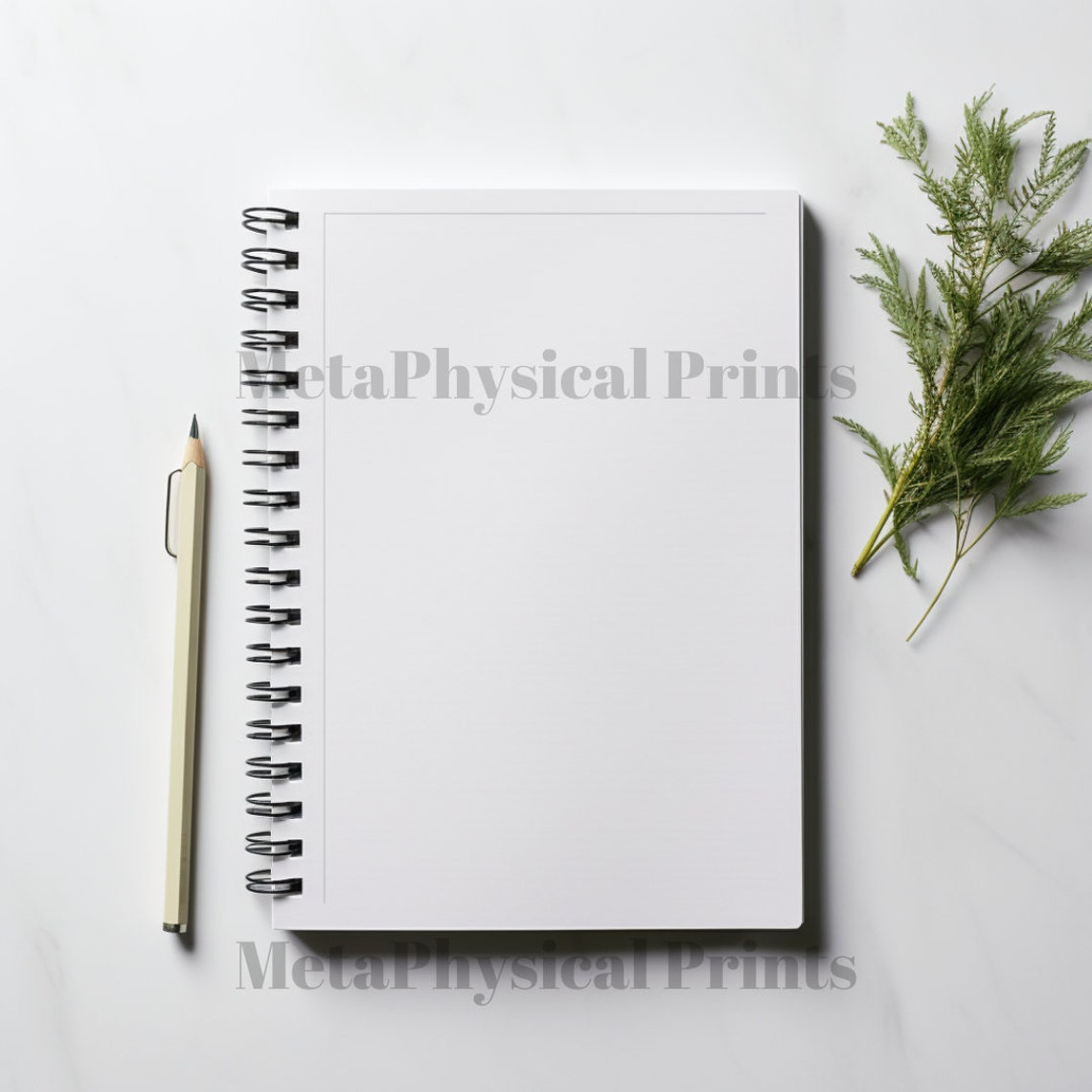Spiral Bound Notebook Mockup Bundle, Blank Canvas Notepad Cover ...