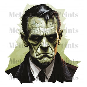 Frankenstein Halloween Clipart Bundle, Halloween Graphics, Digital ...