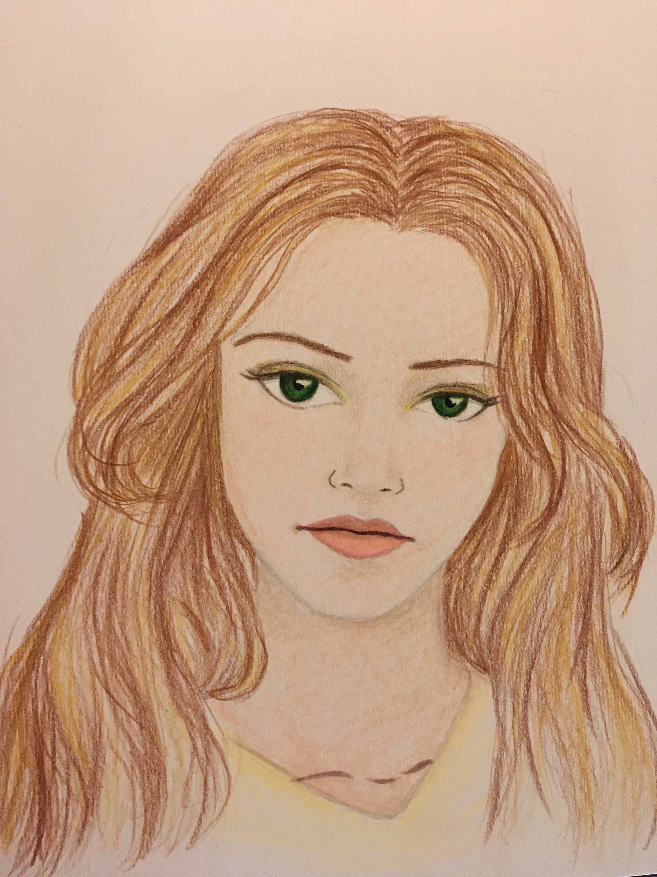 Personalized Cartoon Portrait Cartoon Me Original Custom Colored Pencil Drawing Handmade T