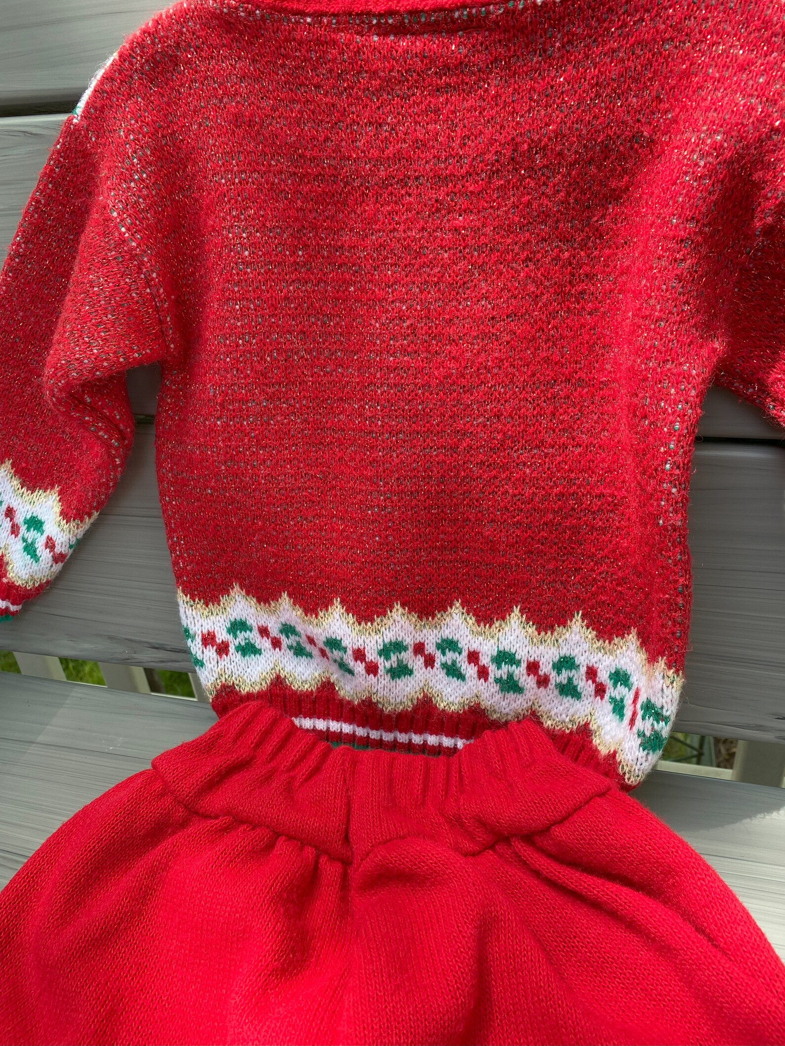 Christmas Girl's Sweater Set Holiday Girl Clothing Size - Etsy