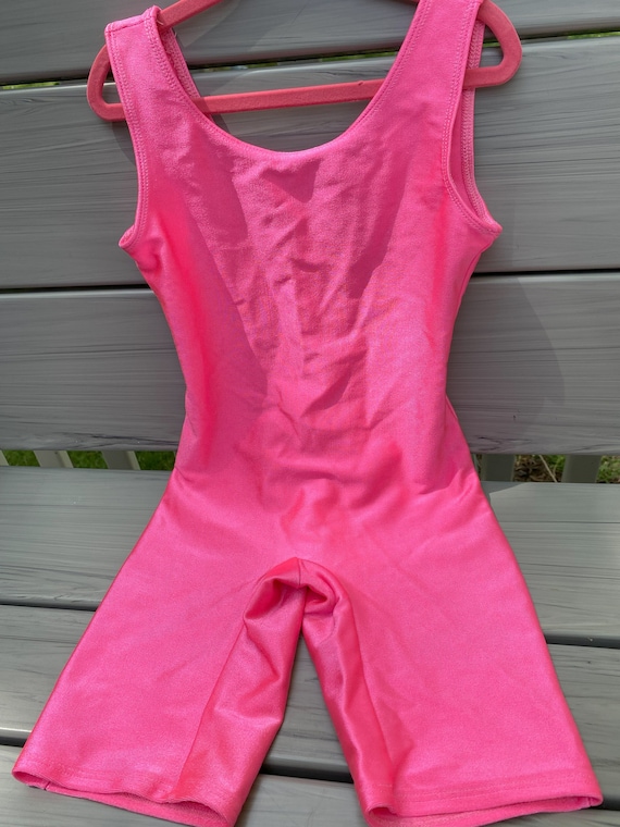 Pink Girl's Unitard, Girl's Leotard, Dancewear, Girl'… - Gem