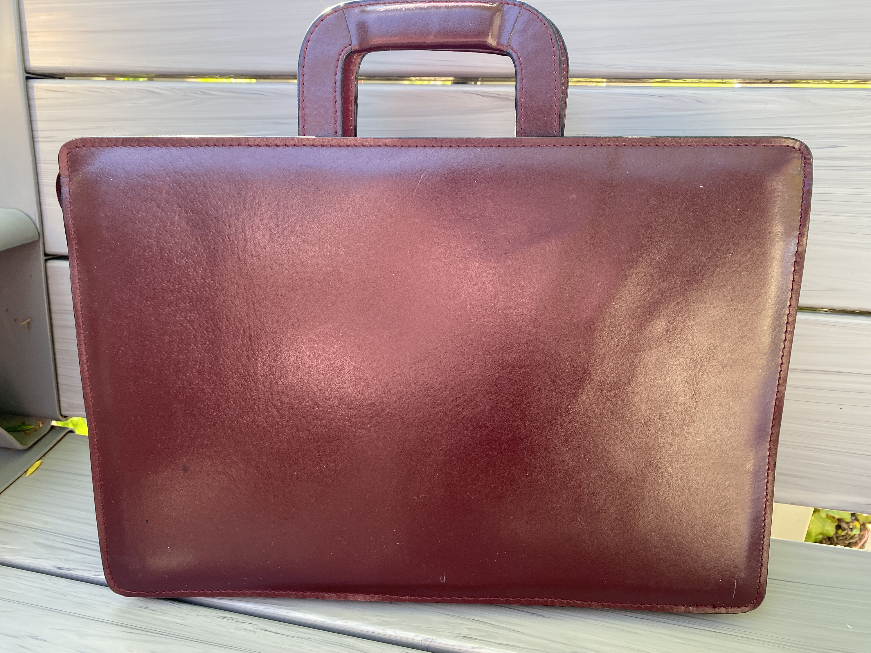 American Tourister Briefcase, Vintage Briefcase, Burgundy Leather ...
